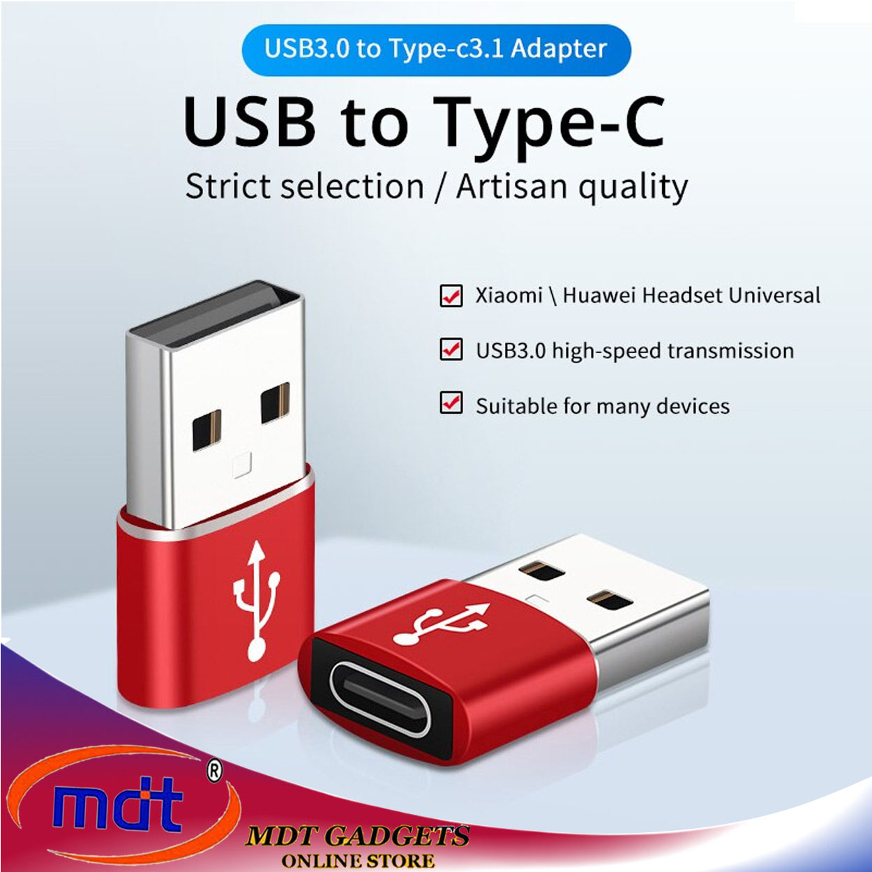 USB Type C OTG Adapter Type-C USB 3.0 Male to USB C Female OTG Data ...