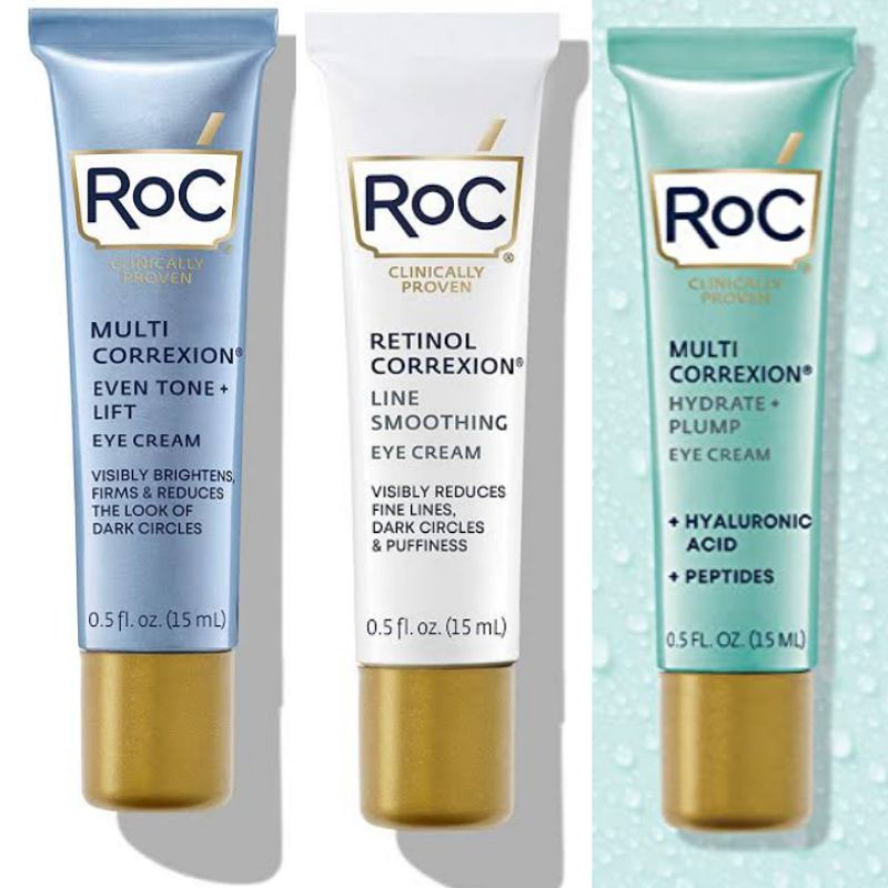 RoC RETINOL / MULTI CORREXION EYE CREAM (15ml) | Lazada PH