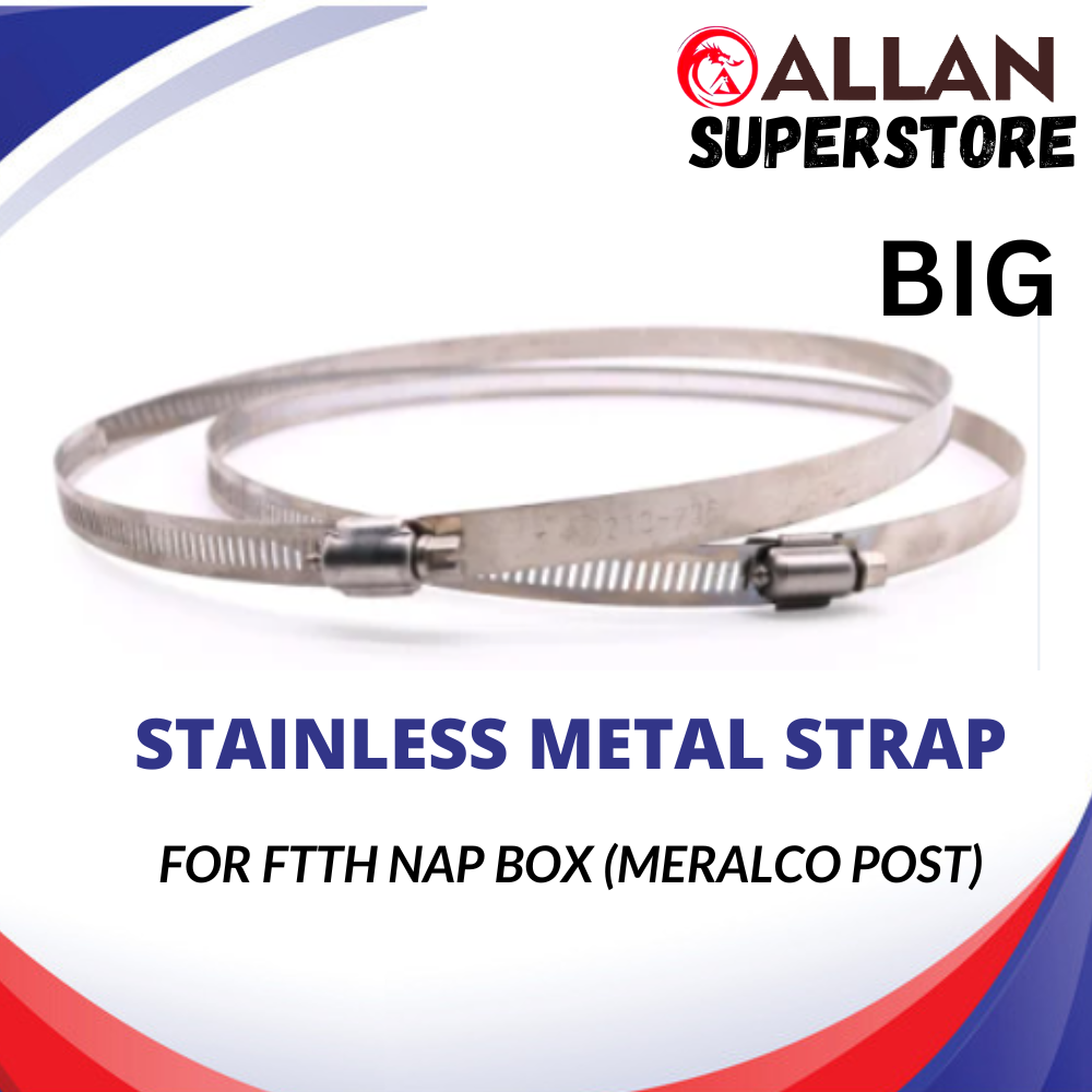 Allan Superstore Stainless Pole Strap For Fiber | CCTV | POLE STRAP ...