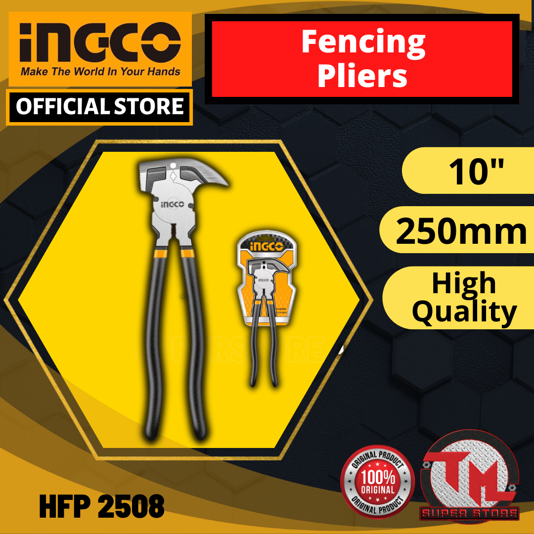 INGCO Fencing Pliers 10" • Tm ss | Lazada PH