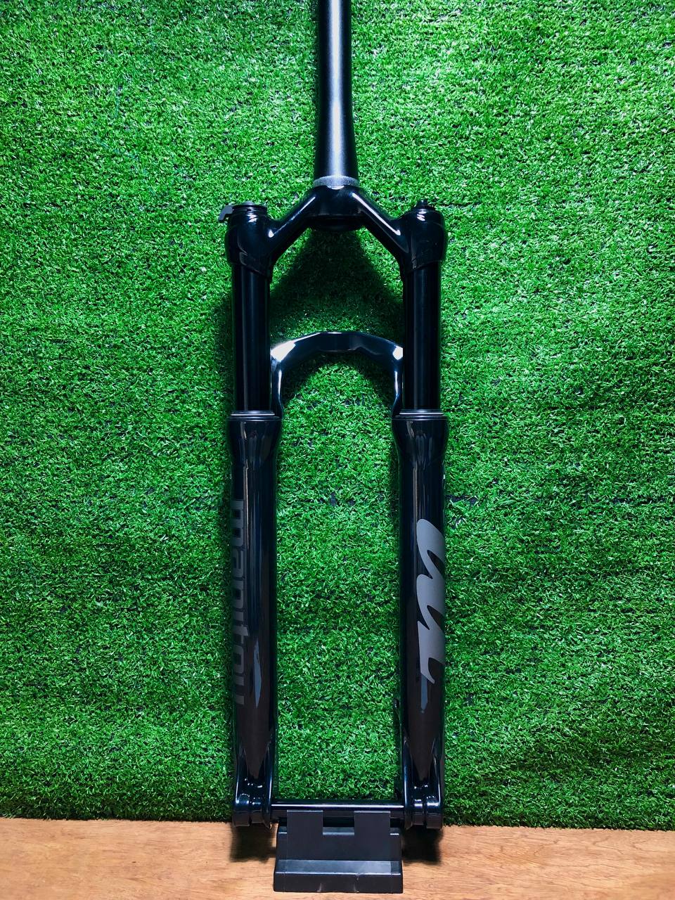 MANITOU MACHETE COMP 27.5+/29 100mm Tapered BOOST Gloss Black Bicycle ...