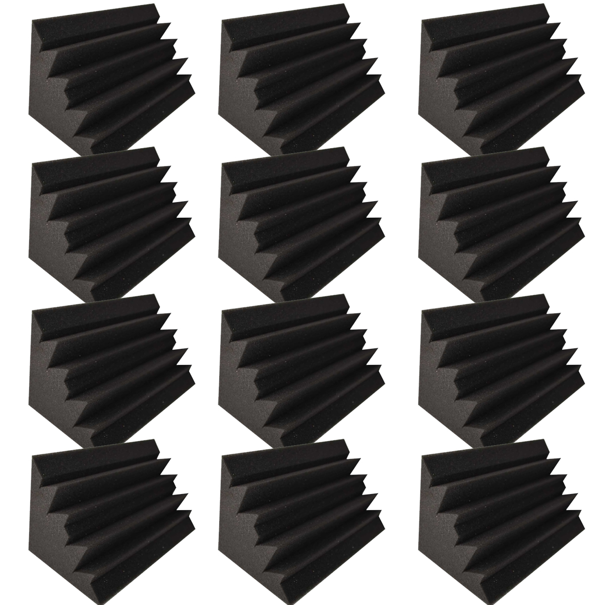 BEIYIN Corner Bass Traps Foam Sound Absorption Foam Studio Acoustic ...