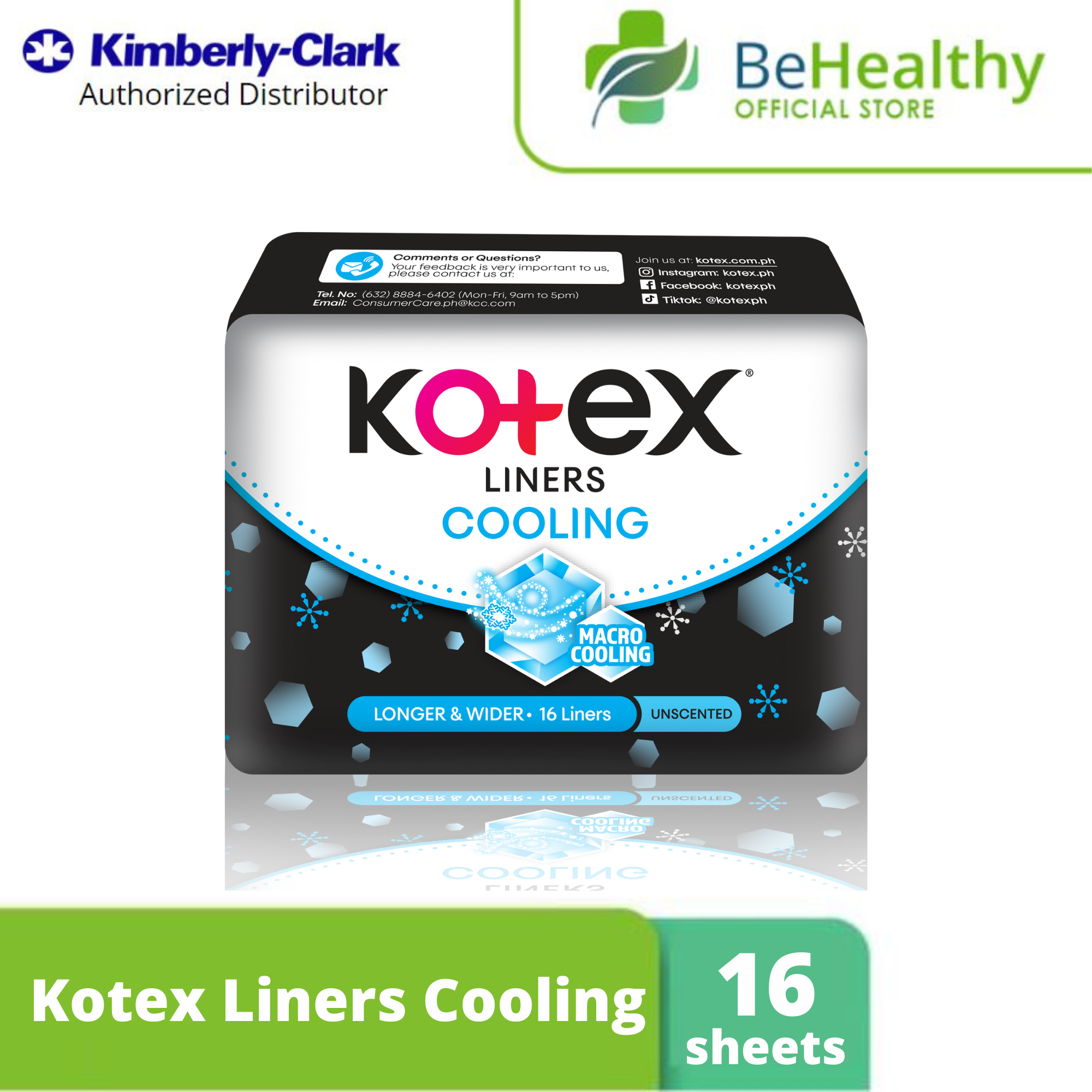 Kotex Cooling Liners 16s | Lazada PH