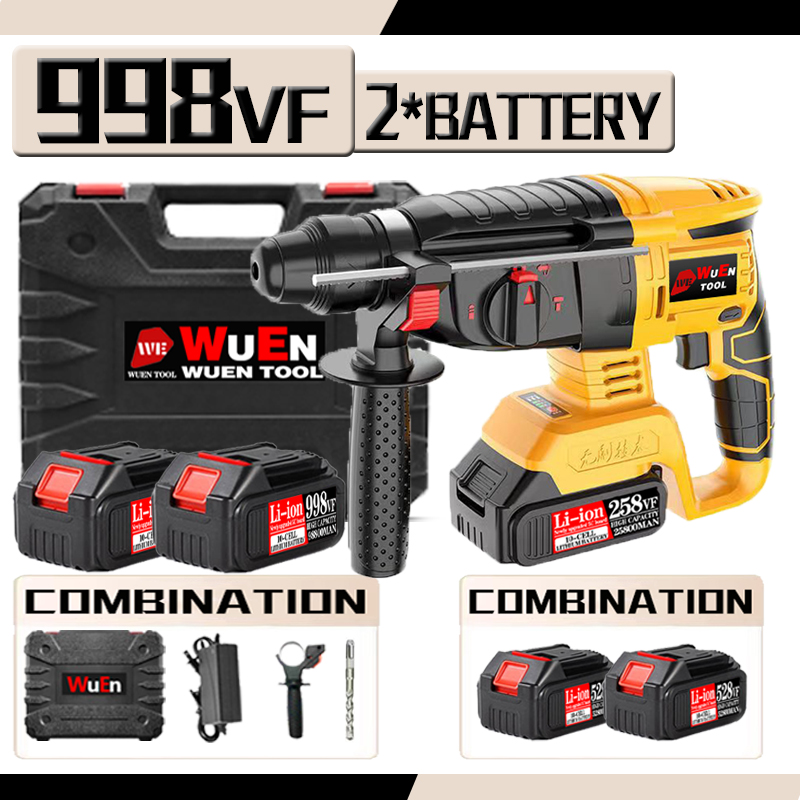 258VF brushless high power impact drill rechargeable electric hammer ...