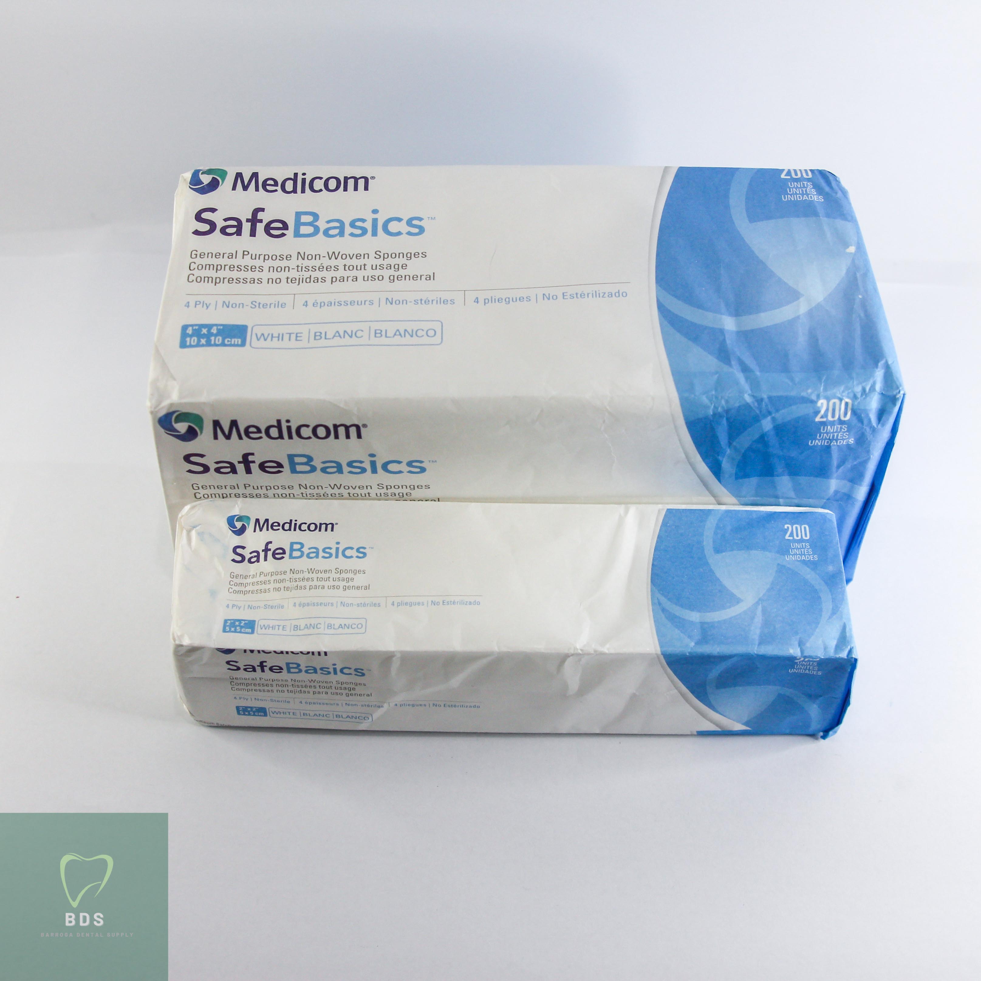Medicom Safe Basics Non Woven Sponge 4 ply gauze | Lazada PH