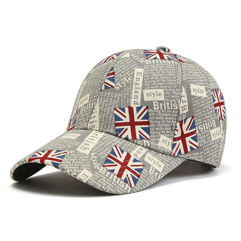 ALENNA Men Women Union Jack Summer British Flag Baseball Cap Casual Cap ...