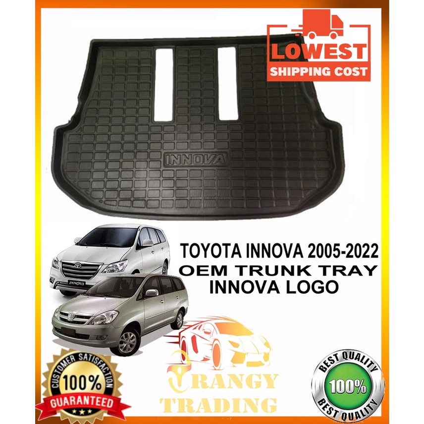 Toyota Innova 2004 to 2022 OEM Trunk Tray 4 VERSIONS 2013 2014 2015 ...
