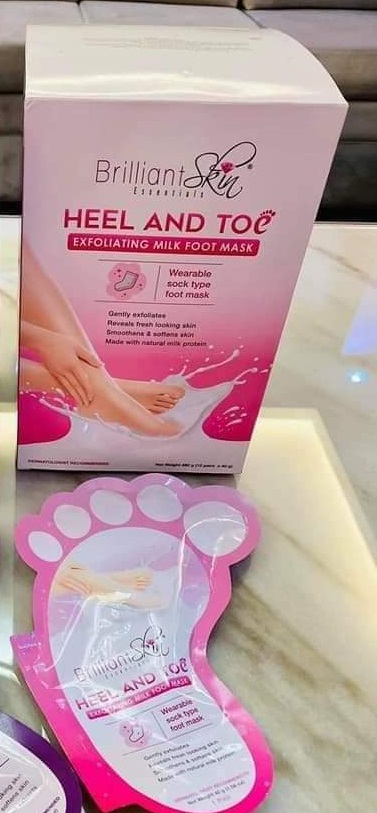 Heel to toe brilliant lavender/pink Foot Peel OFF Mask | Pantanggal ng ...