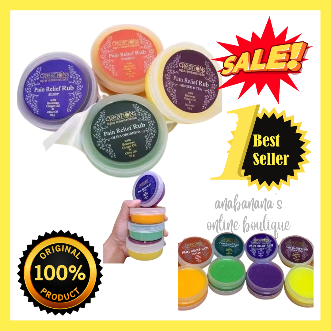Creations Spa Relief Rub 50G ENERGY OLIVA ORGANICA SLEEP GINGER AND TEA ...