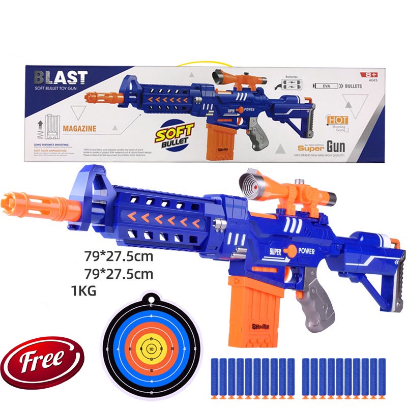 [COD & STOCK & Local ship]Toy Gun For Kids Electric Toy Gun pellet Toy ...