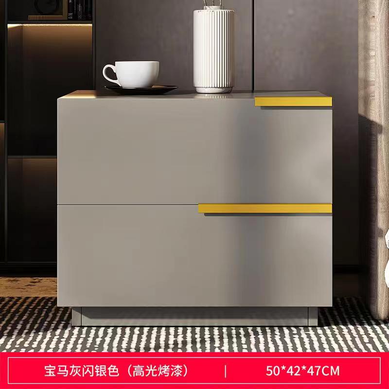 STS Nightstand with 2 Drawers, Bedside Table Small Dresser for Bedroom ...