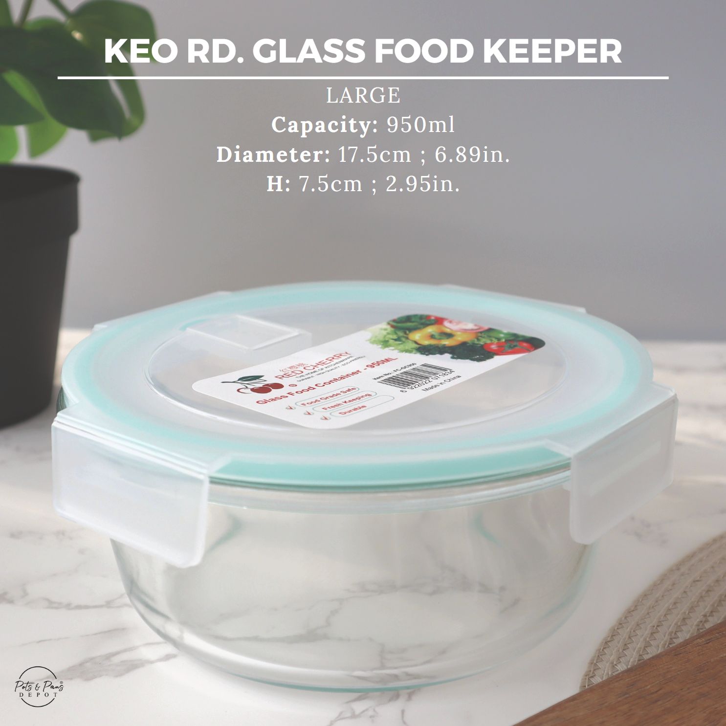 Keo Rd. Glass Food Keeper | Lazada PH