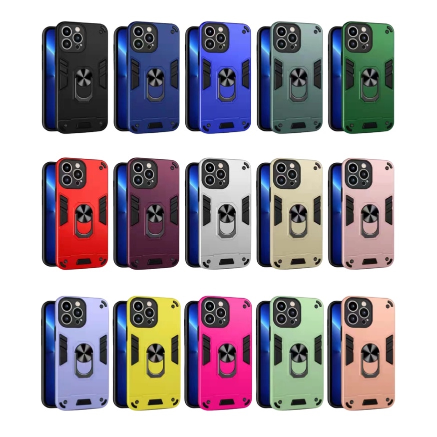 TECNO BLADE ARMOR HARD CASE W STAND SPARK 6 GO AIR CAMON 16 17 PRO POVA ...