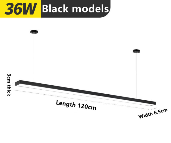 【36w】Led Pendant Light Simple Lighting Office Lamp Embedded Square Pass ...