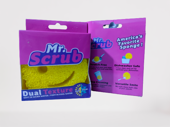 Mr scrub dual texture Scrubber sponge scratch free | Lazada PH