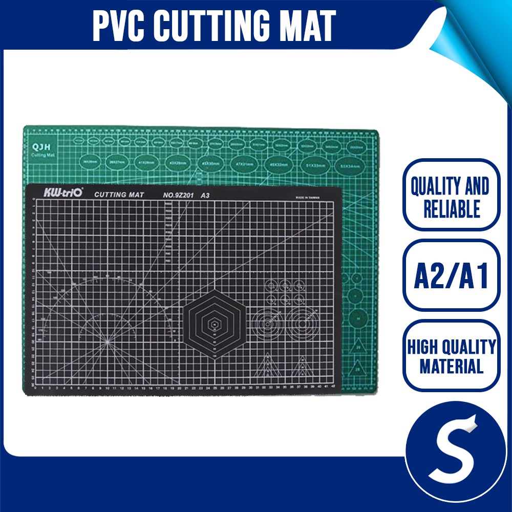 PVC Cutting Mat A2 A1 Self Healing Cutting Pad Double-sided DIY Tool ...