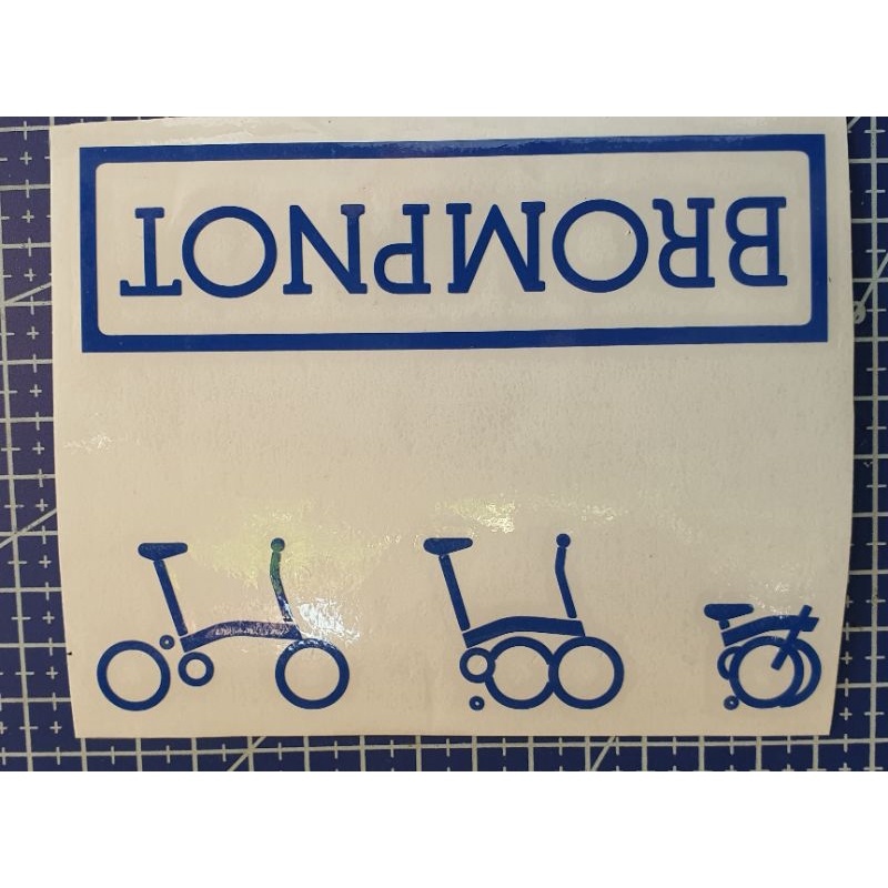 ♈☈ Brompnot Vinyl Sticker brompton on hand | Lazada PH