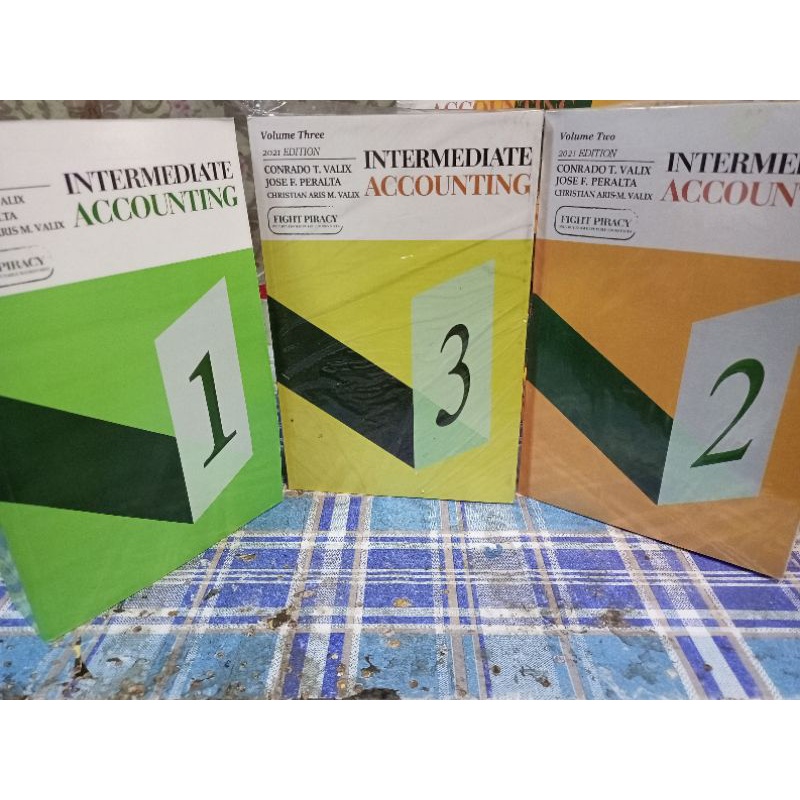 Intermediate Accounting Volume 1-3 by Valix | Lazada PH