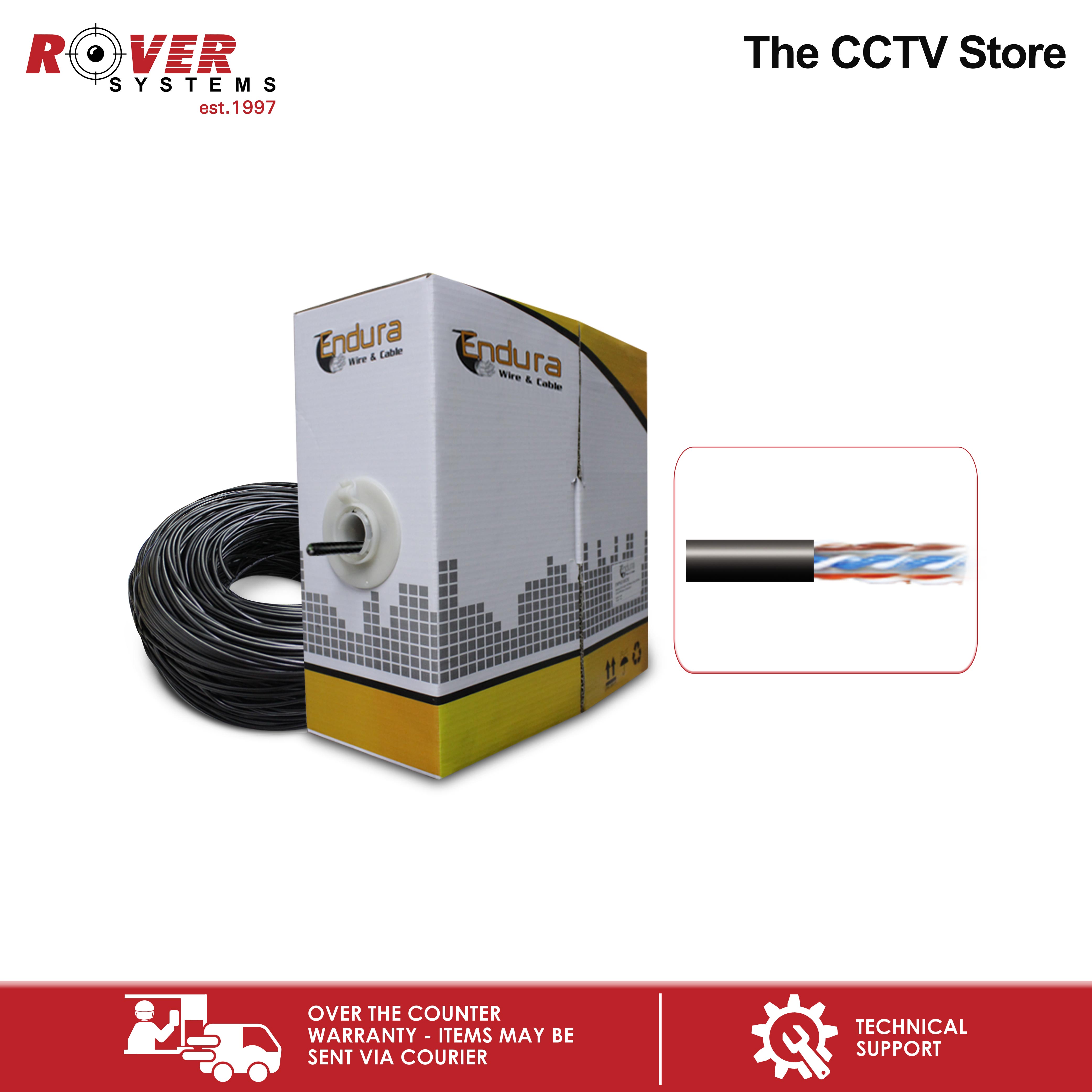 Rover Systems 305 meters /1 Roll UTPCAT6PE Endura CAT6 23AWG Solid BC ...