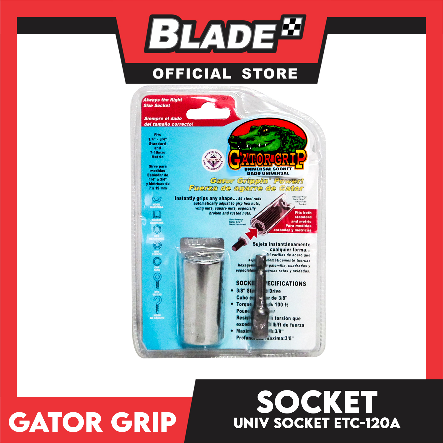 Gator Grip Universal Socket ETC-120A | Lazada PH