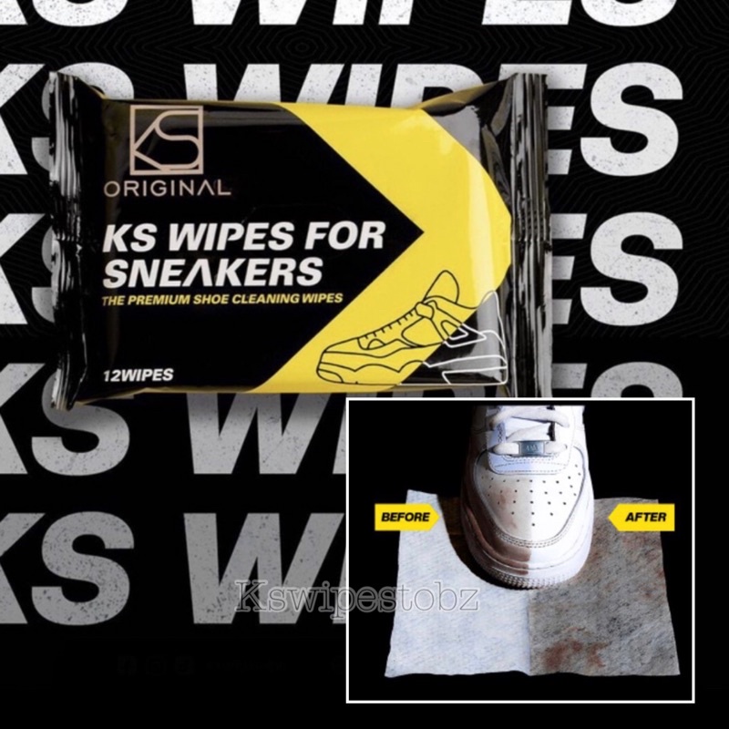 Shoes Cleaner Care Product Premium White Shoe Clean QUICK WIPES KS ...