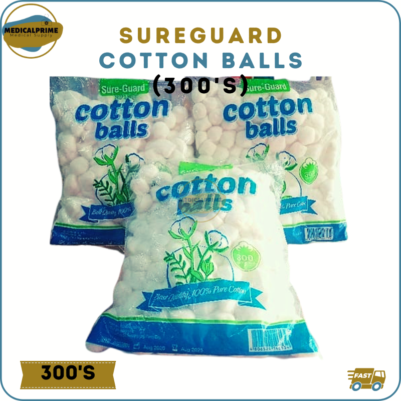 MEDIPRIME Sure Guard Cotton Balls (1pack-300 balls) | Lazada PH