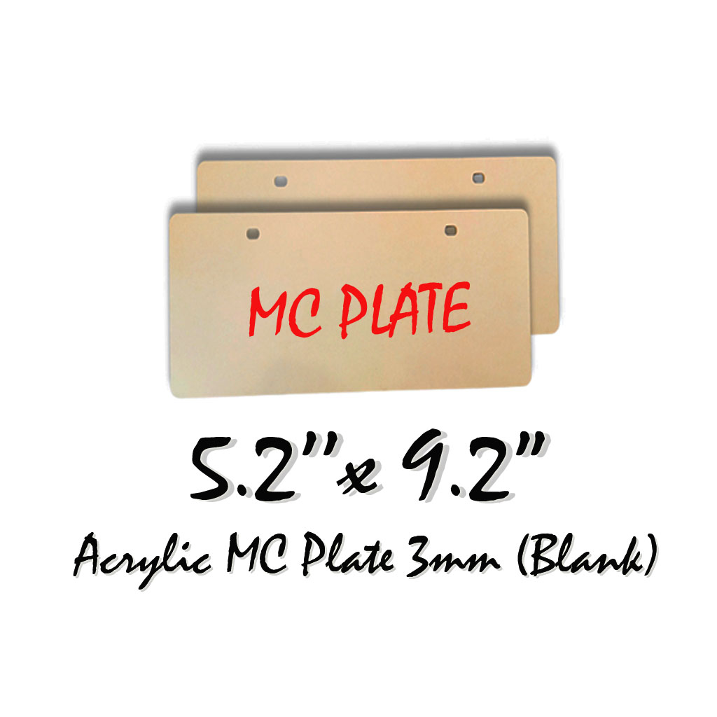 Acrylic Ph Car Plate/Frame Protect ( Clear ) Thickness: 3mm | Lazada PH