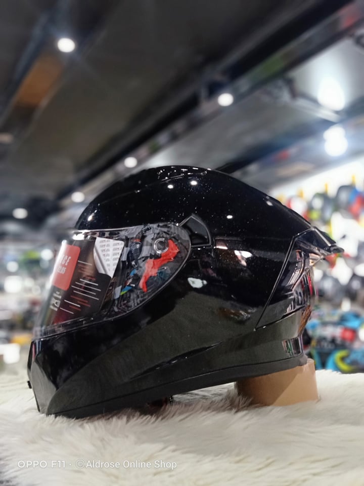 Gille GTS V1 Gloss Black Fullface | Lazada PH