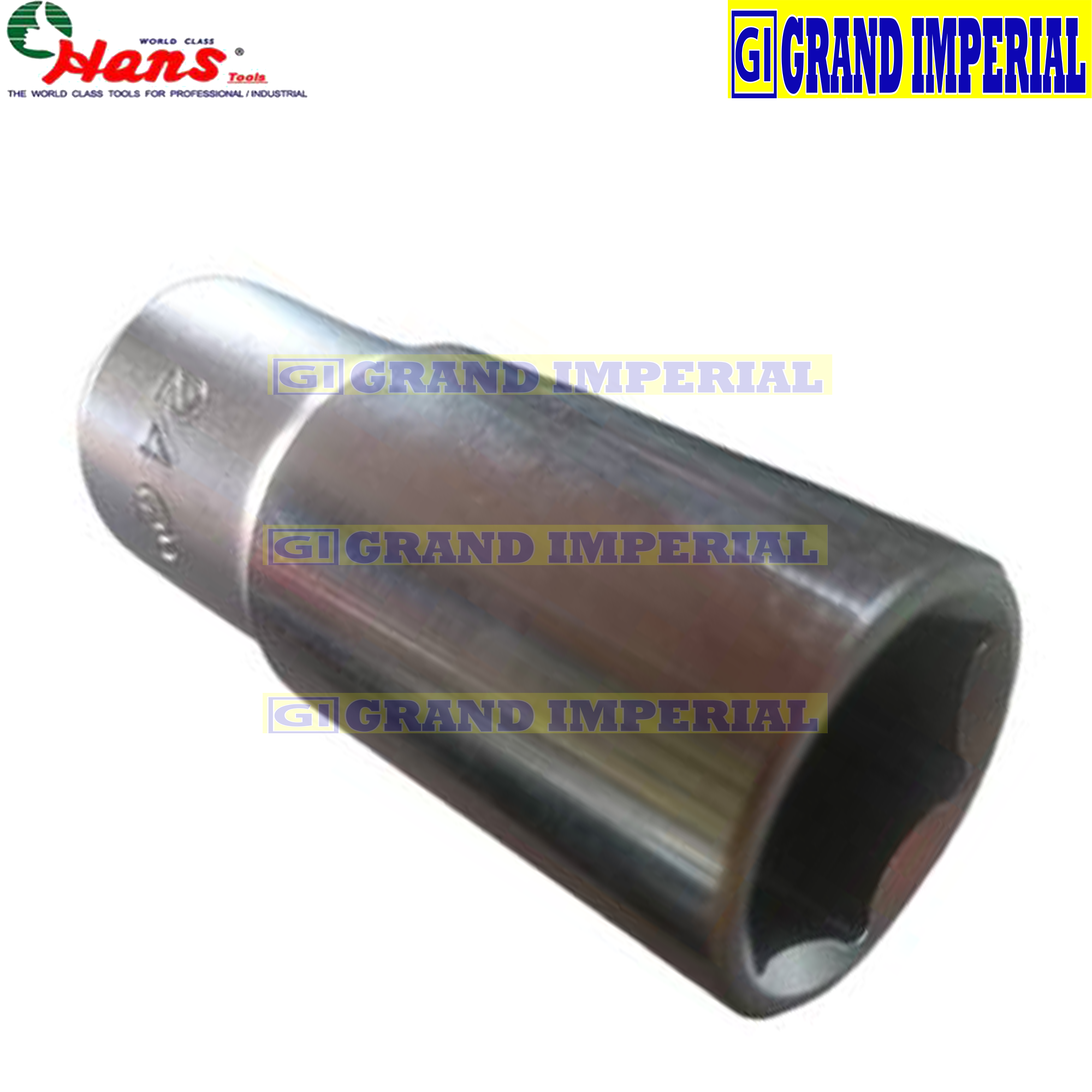 Hans Deep Socket Chrome Vanadium Steel 24mm 1/2" Drive 6points 4300M24 ...