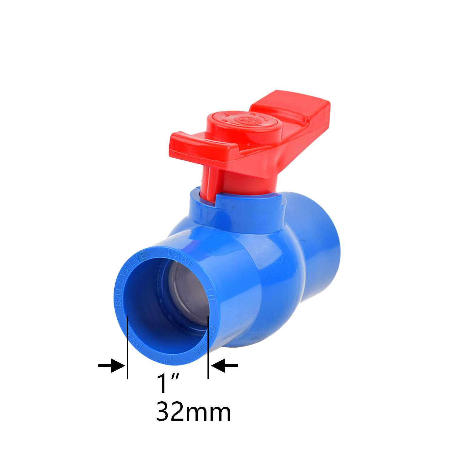 PVC Ball Valve Blue Plumbing Fixtures Gate Valves PVC Blue fittings ...