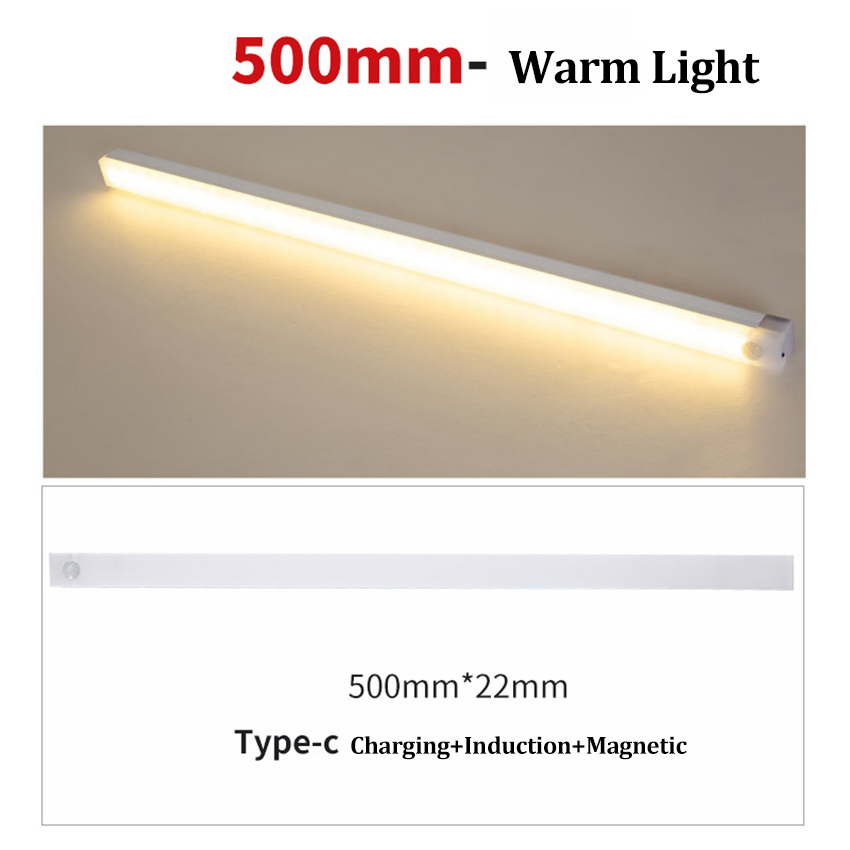10/30/50cm magnetic led light rechargeable motion sensor night light ...