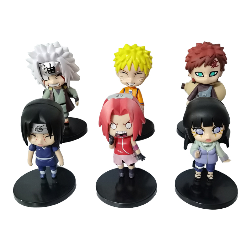 Naruto Shippuden Cute Mini Action Figures: Naruto, Hinata, Itachi ...
