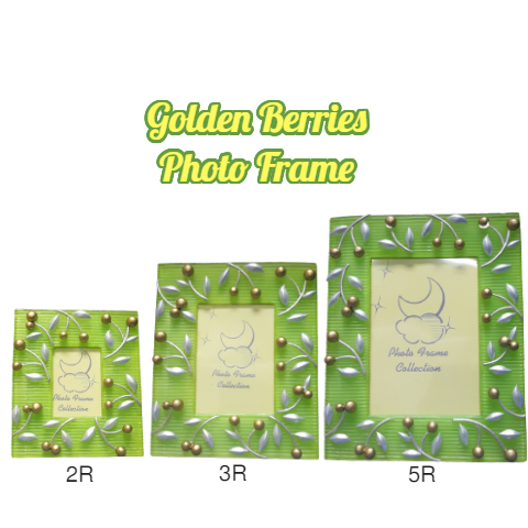 Golden / Red Berries Picture Frame (2R, 3R & 5R sizes) | Lazada PH