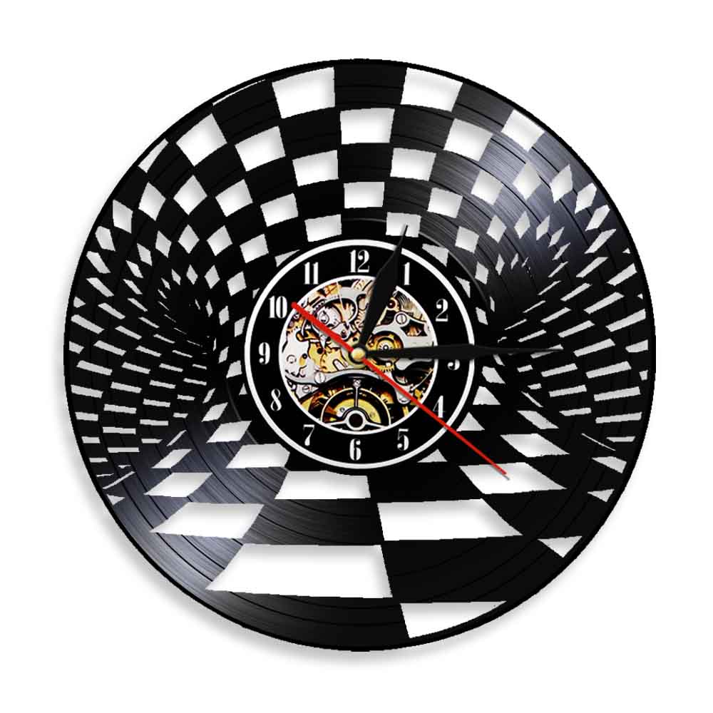 Checkers Vintage Vinyl Record Wall Clock Checkers Wall Decor Gift for ...