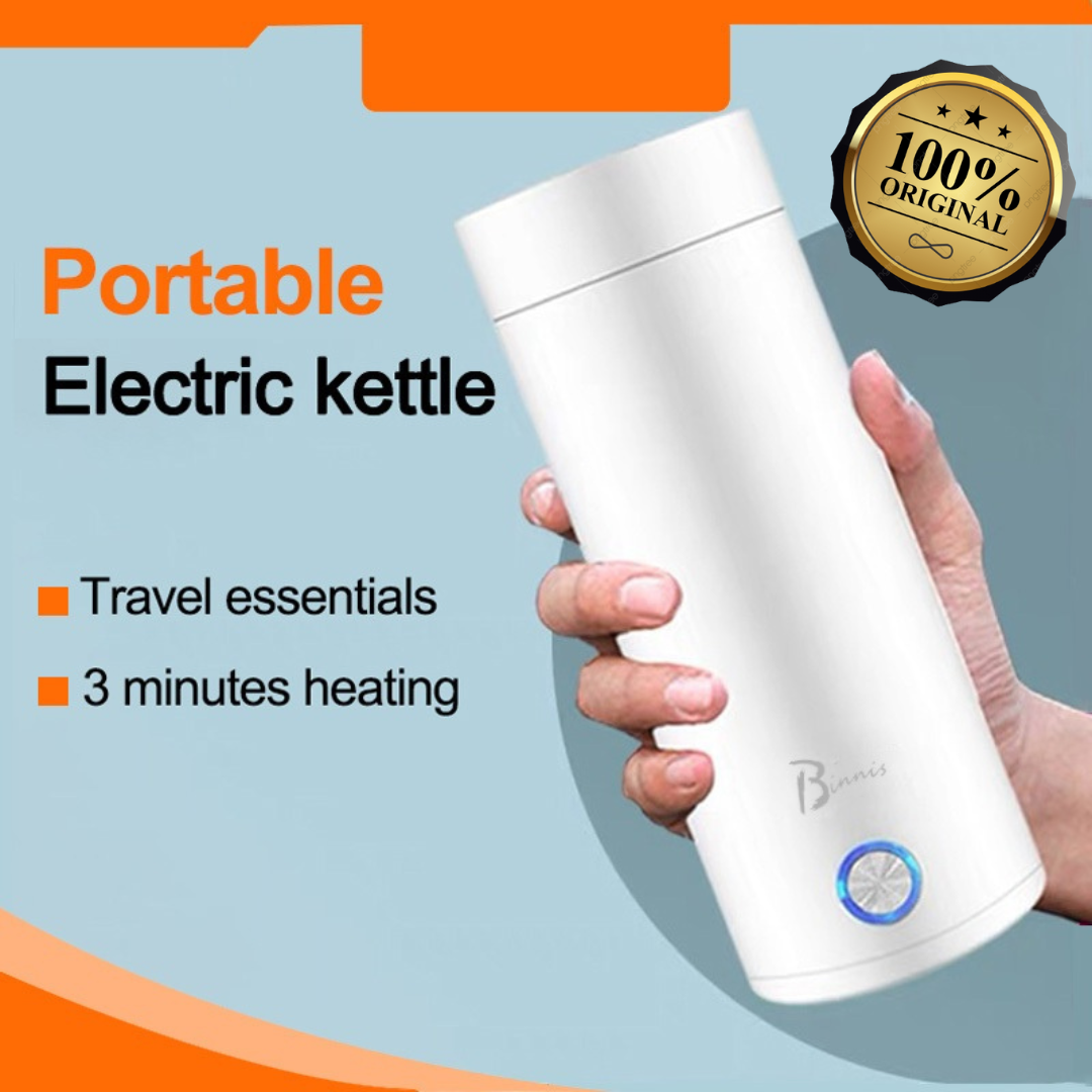 Original Portable Electric Thermos 400ml Automatic Thermos Tumbler Water Heater Bottle Stainless ...