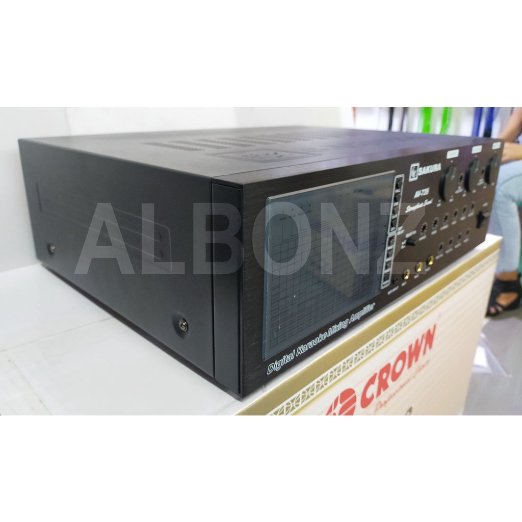Original Sakura AV-735 (700W x 2) Digital Karaoke Mixing Amplifier ...