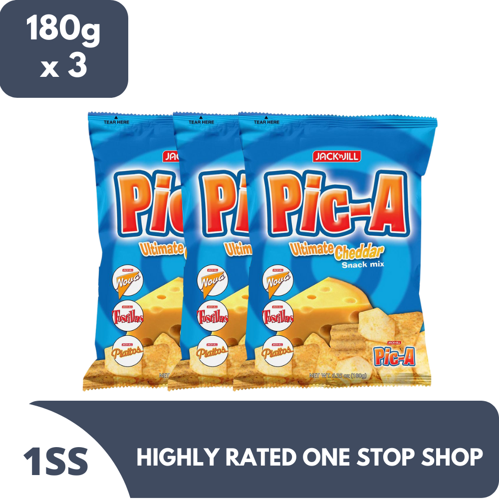 Jack N' Jill Pic-A Ultimate Cheddar 180g x 3 | Lazada PH