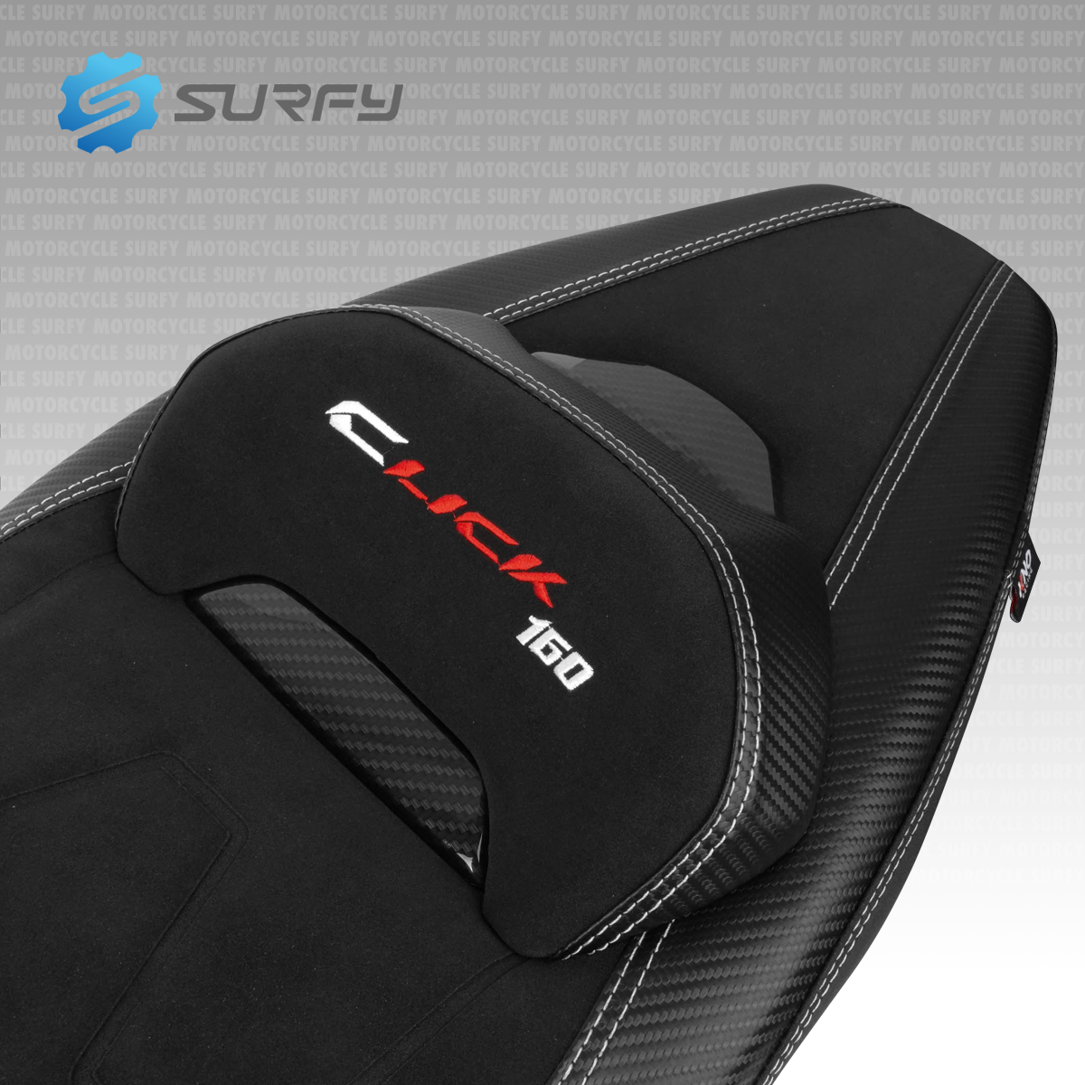 KNO Click 160 VIP Camel Back Seat Suede And Leather Embroid Logoa And ...