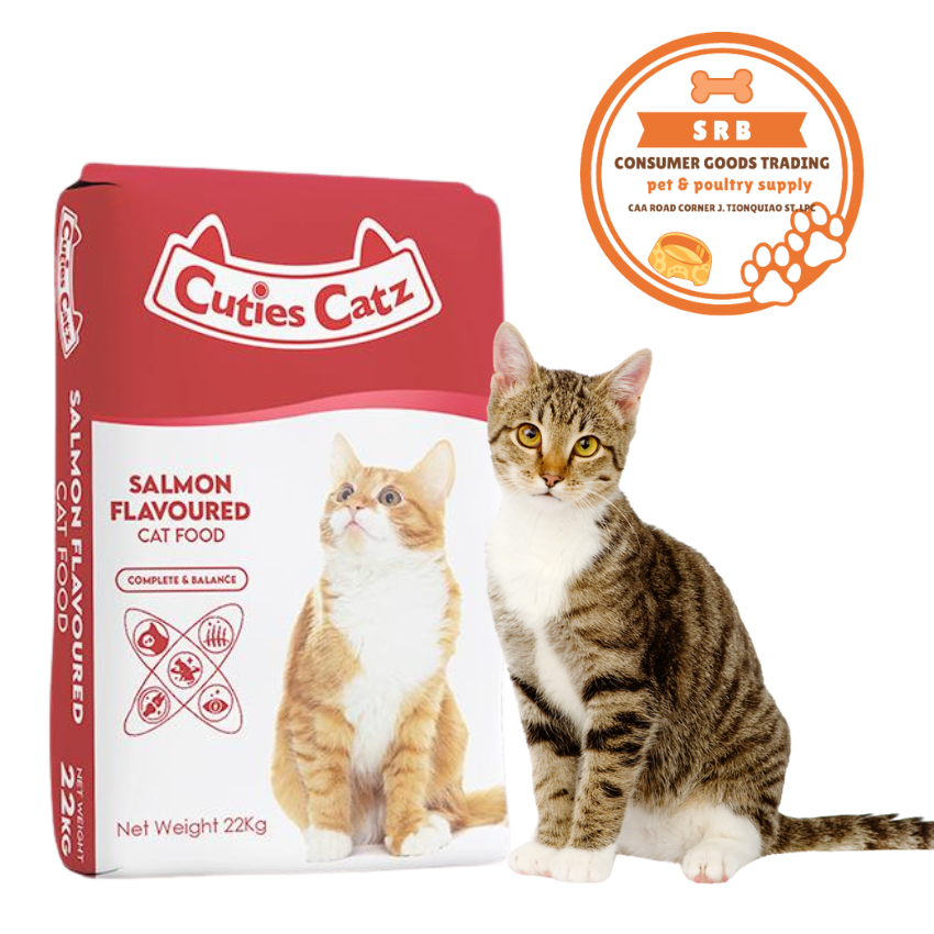 Cuties Catz Dry Cat Foods 4 Flavors ( TUNA, SALMON, SEAFOODS and TUNA ...
