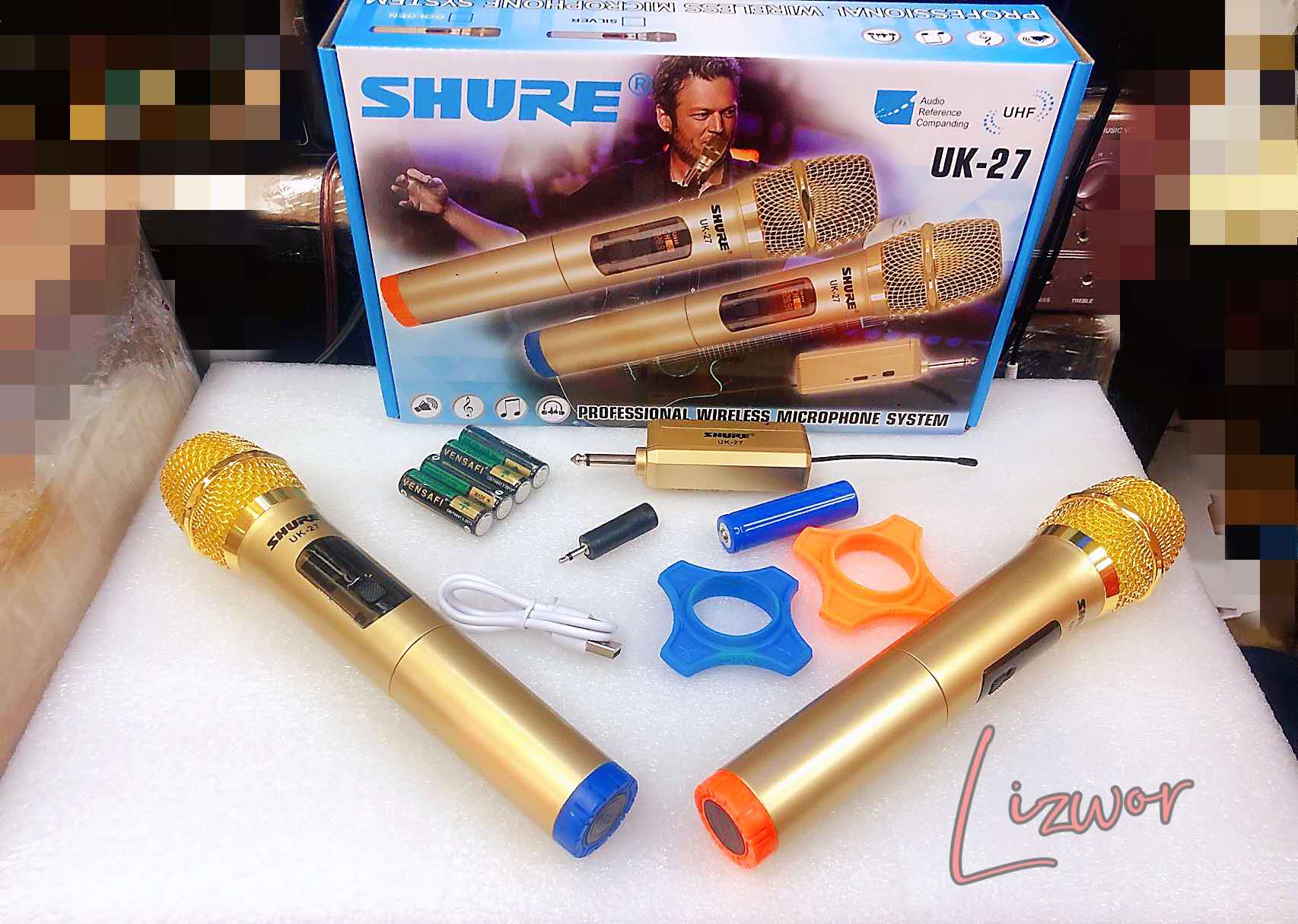 SHURE PROFESSIONAL UNIVERSE WIRELESS MICROPHONE/ UK-27 with FREE mic ...