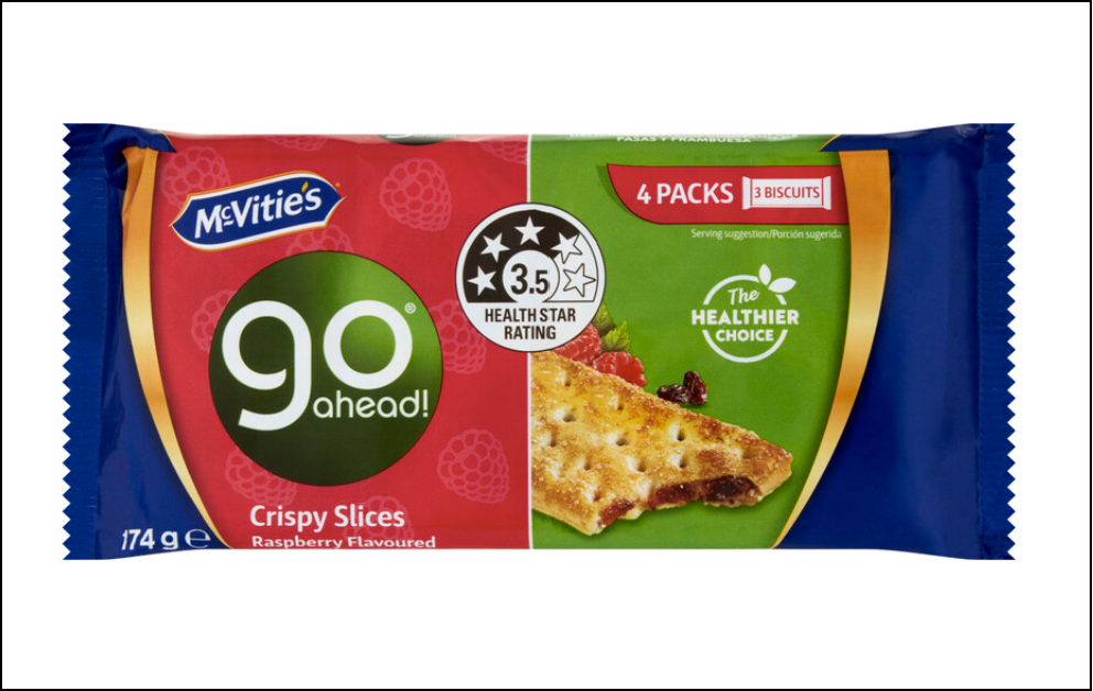McVities Healthier Choice Go Ahead Biscuits Raspberry 174g - Expiry ...