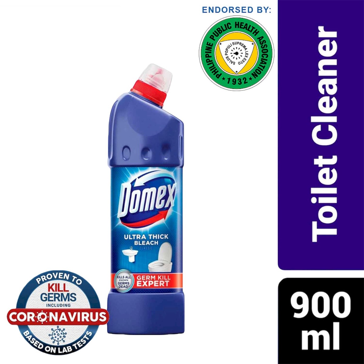 Authentic Domex Classic Ultra Thick Bleach Germ Kill Toilet Cleaner ...