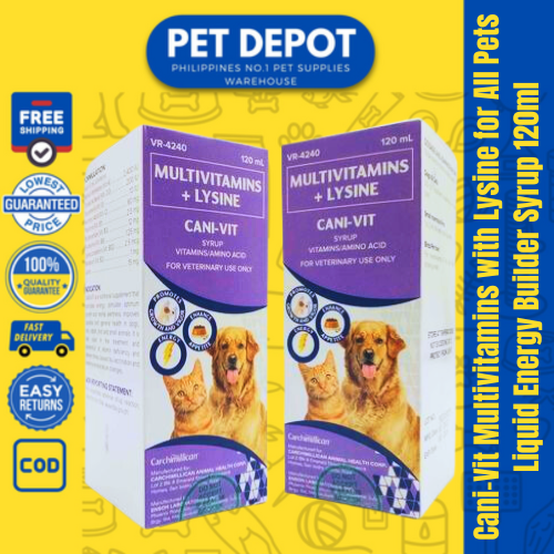 CANI - VIT MULTIVITAMINS SYRUP FOR DOGS & CATS 120ML | Lazada PH