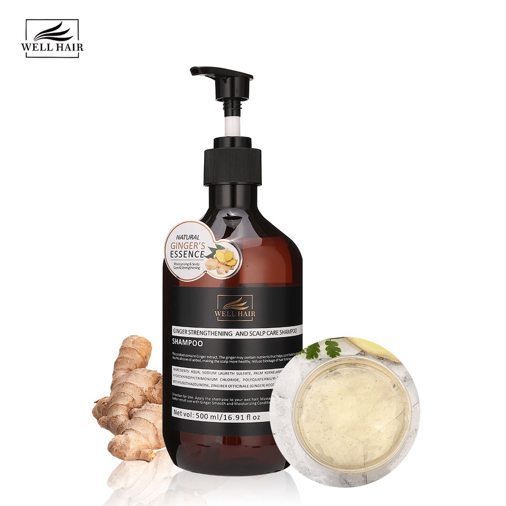Well Hair Ginger Essence Conditioner and Shampoo Repairing Damage Dry ...