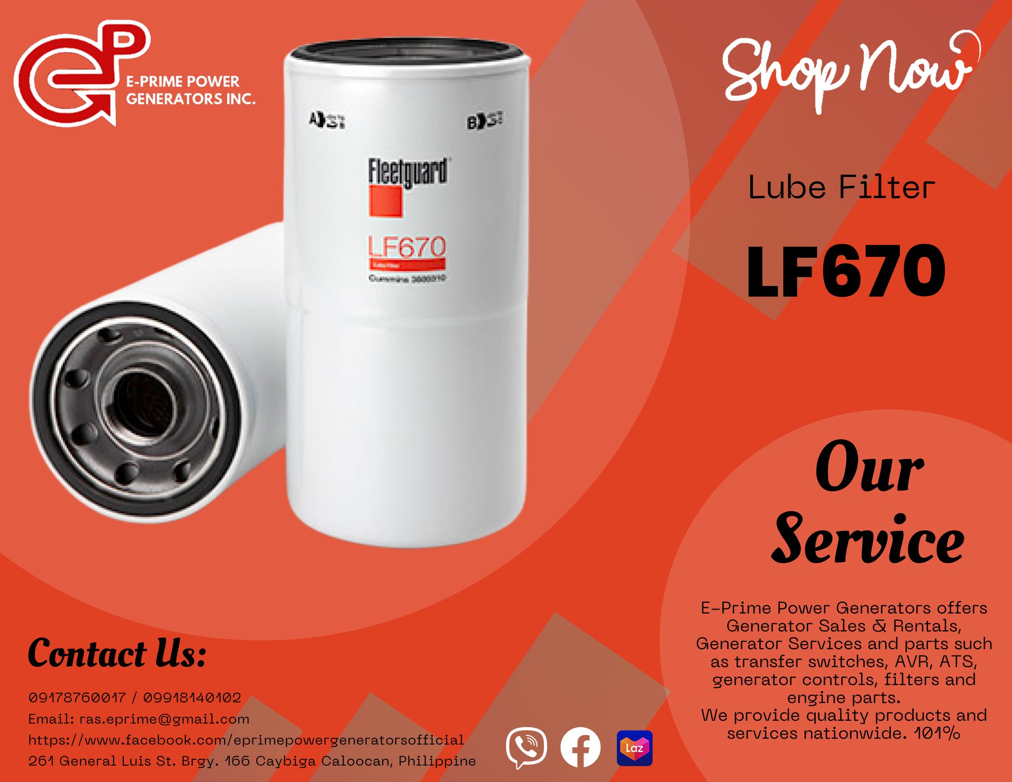 LF670 (Lube Filter) | Lazada PH