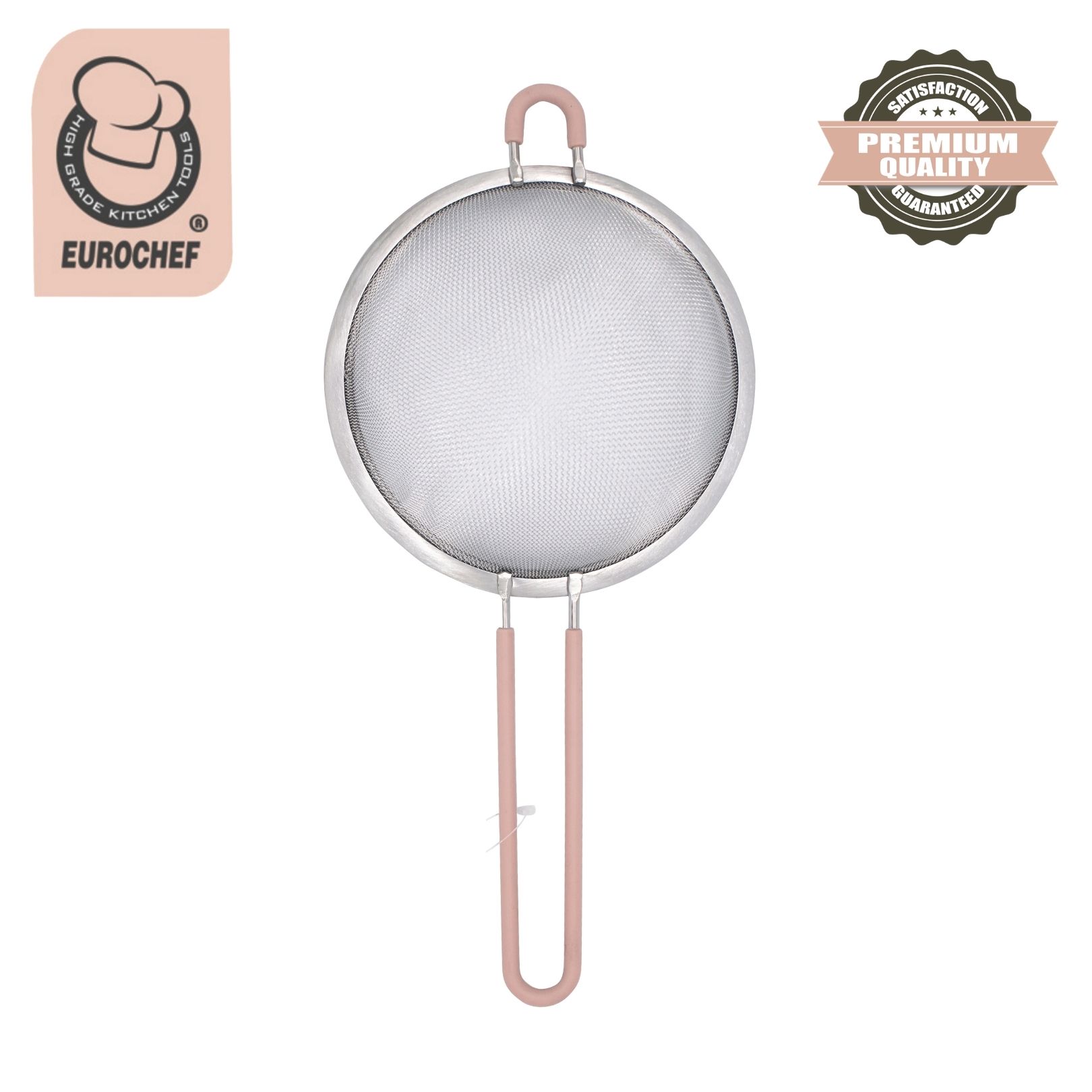 Eurochef 16cm Stainless Steel Strainer with Silicone Handle MT021 Large ...