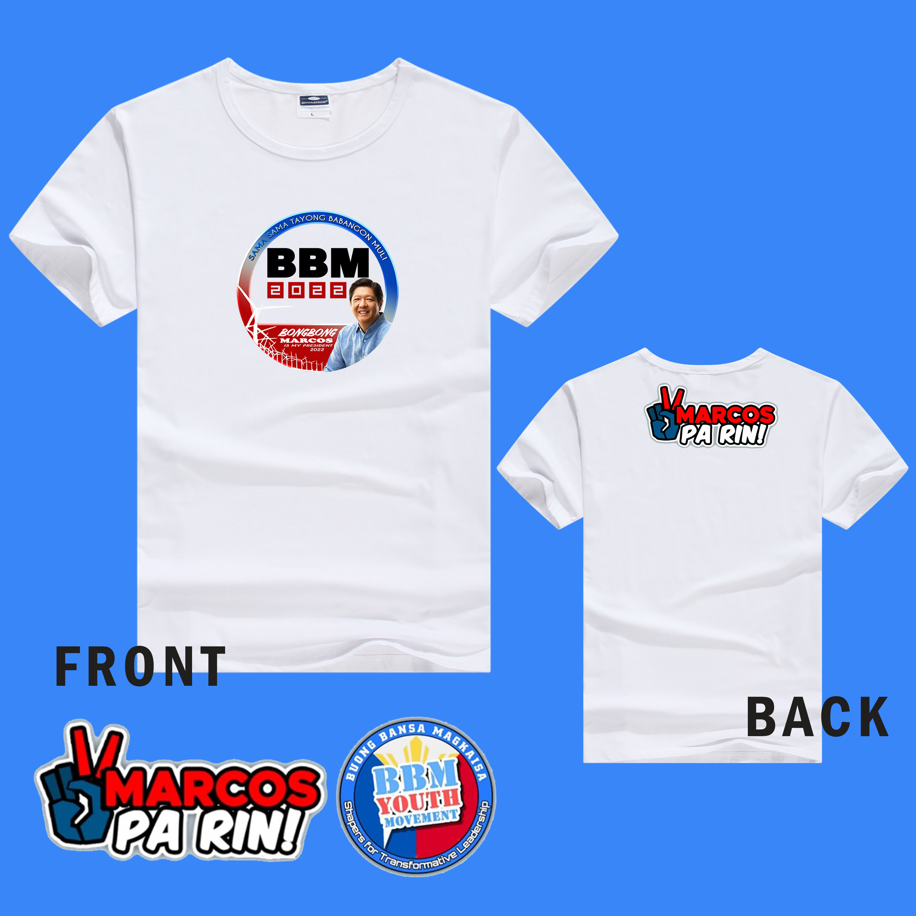 New High Quality BBM 2022 Election Shirt Campaign 2022 Cotton Spandex ...