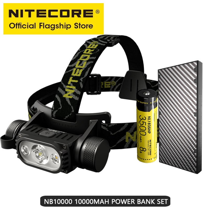 NITECORE HC65 V2 USB Rechargeable Headlamp 1750 Lumen Flashlight 100 ...