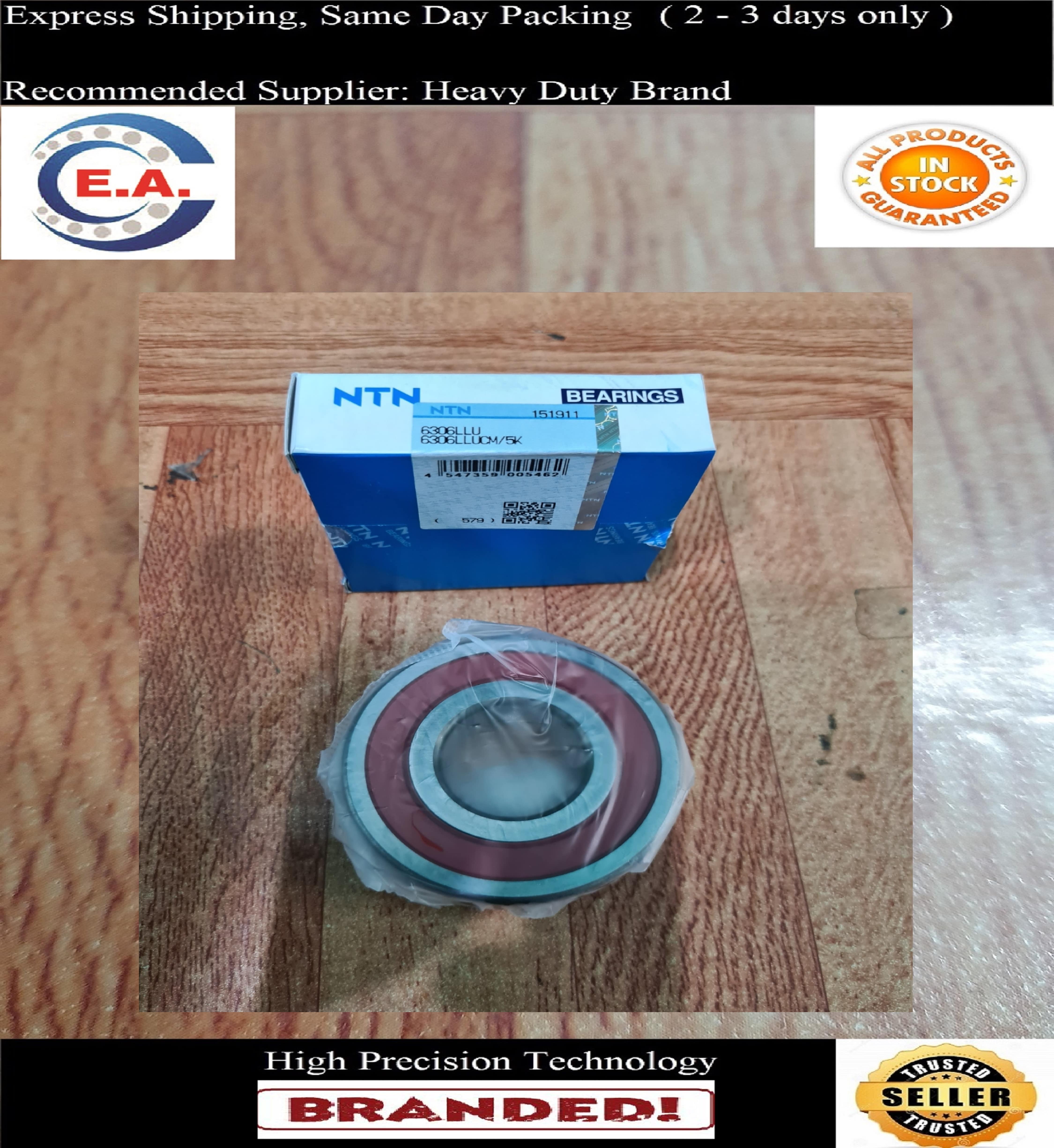 6306 Original NTN Japan Bearing 30x72x19 63062rs 6306LLU 6306-llu ...