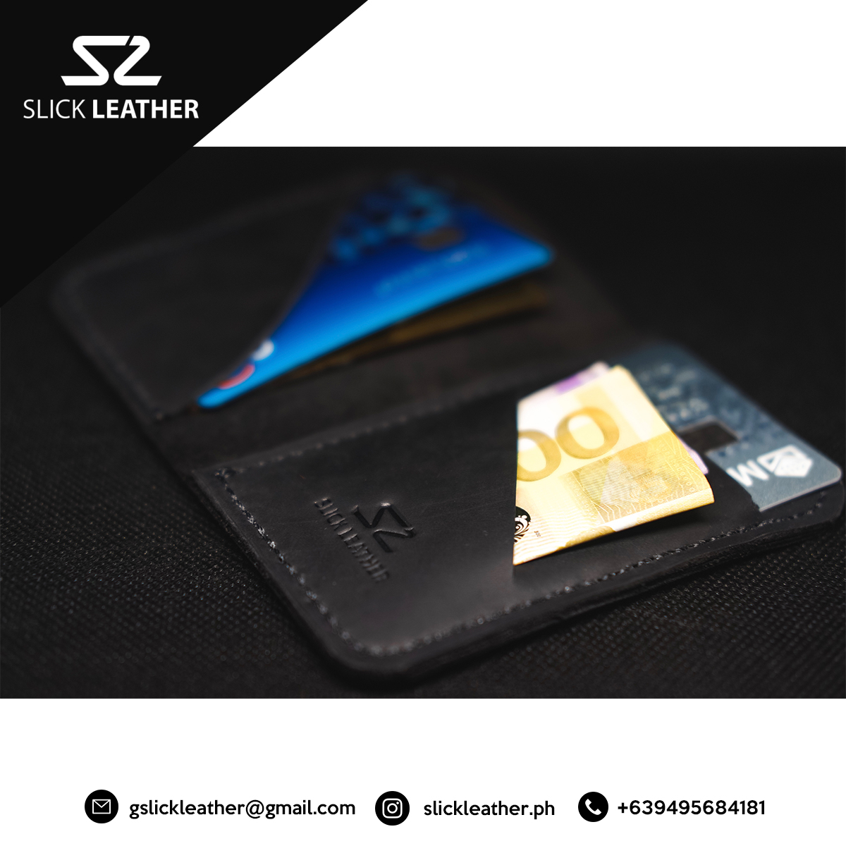 Slick Leather - Bifold Wallet Top Grain Leather | Lazada PH